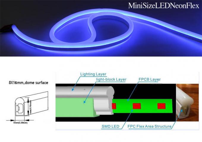 Garden Flexible Led Rope Light , Extra Thin Led Neon Flexible Tube Light