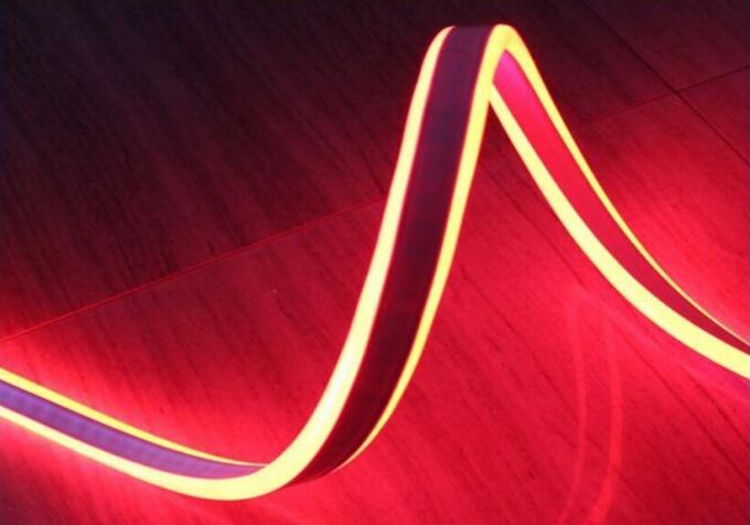 Red Flexible Neon Rope Light , Double Side Super Flexible Neon Led Rope ...