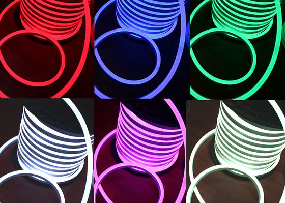 DIY Various Shape Flexible Neon Rope Light , 24V Input Bendable Neon Lights