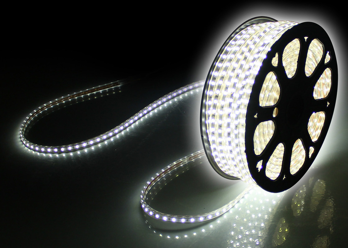 220V SMD High Voltage LED Strip 60 Leds / M IP67 Rating Waterproof