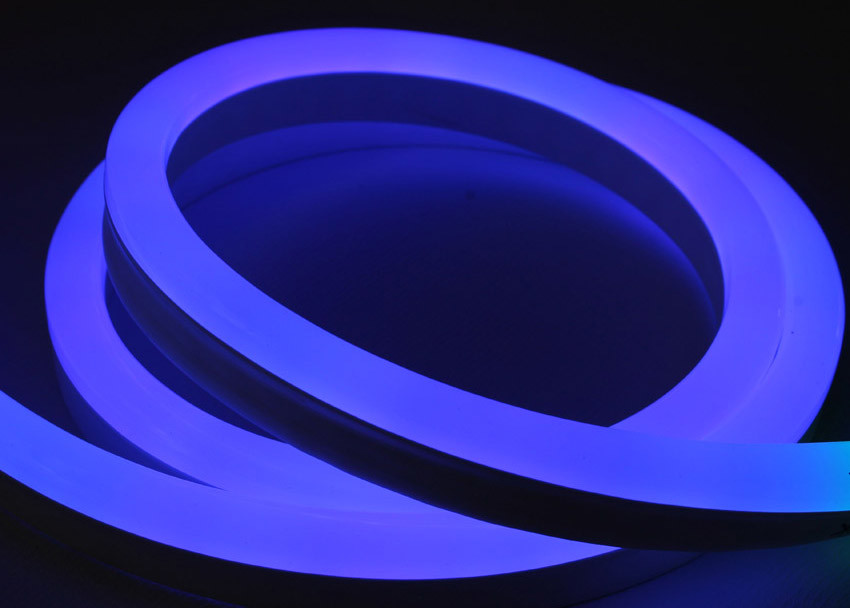 Anti UV IP65 Flexible Neon Rope , 8 Watt / Meter Led Neon Flex Rope Light