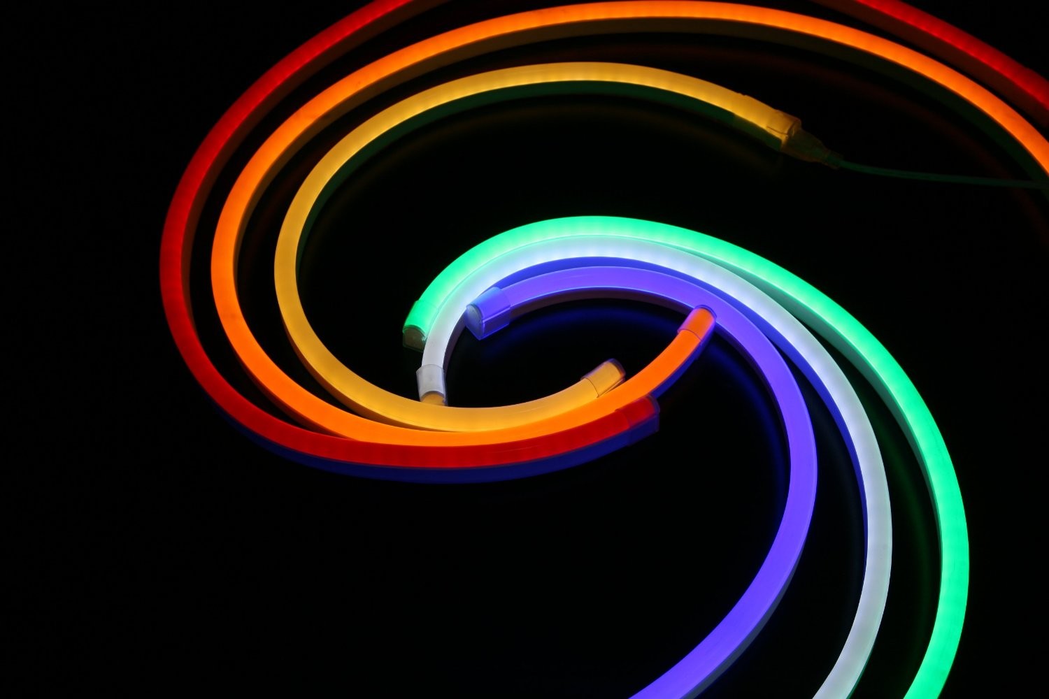 Club / Bathroom Led RGB Flex Light , Color Changing Neon Flexible Tube