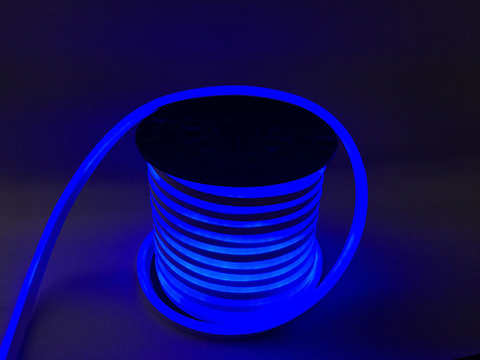 Blue Flexible Led Neon Rope Light , Super Bright SMD LED Blue Neon Tube ...