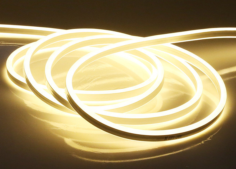 Warm White Mini LED Neon Flex For Home Decorative 100 - 120V Input