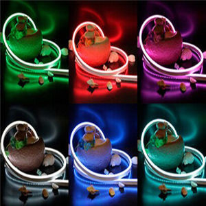 IP68 Waterproof Neon Flex Led RGB , Outdoor Round / Flat Color Changing ...