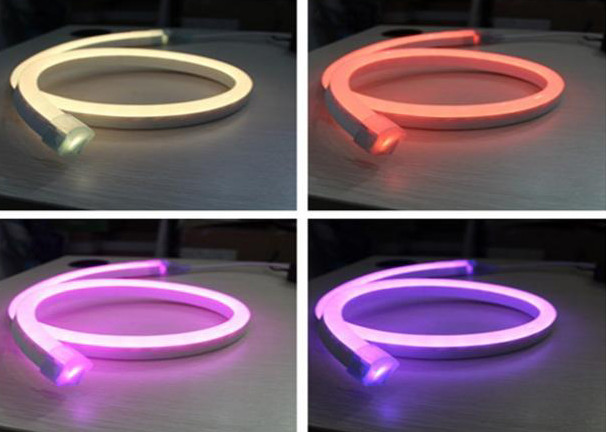 SMD5050 12V RGB Neon Lights , 14 X 26mm Size Outdoor RGB Flexible Led ...