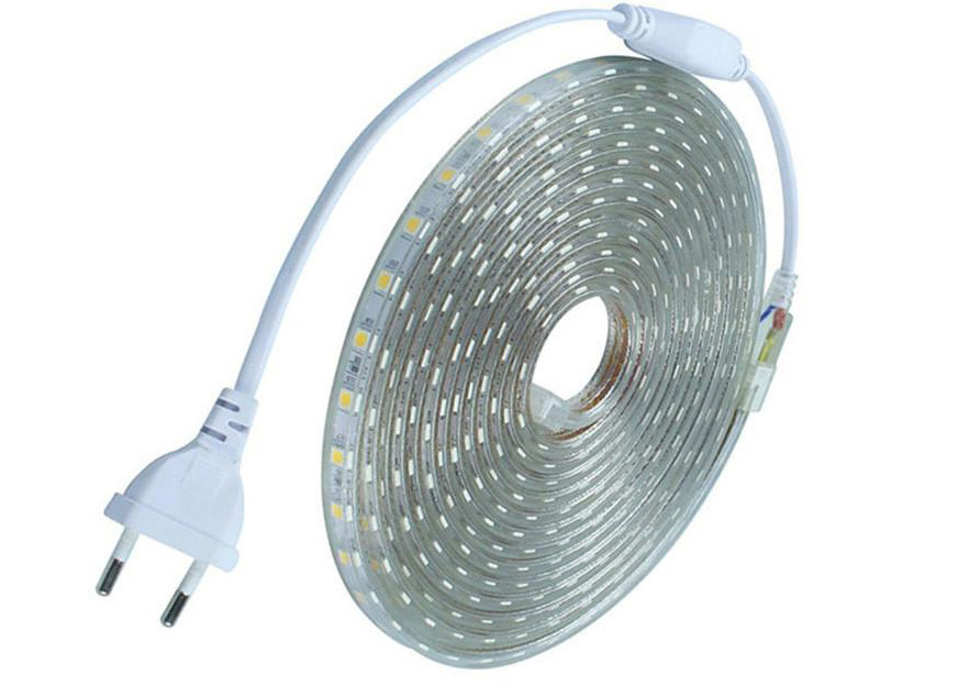 220V SMD High Voltage LED Strip 60 Leds / M IP67 Rating Waterproof