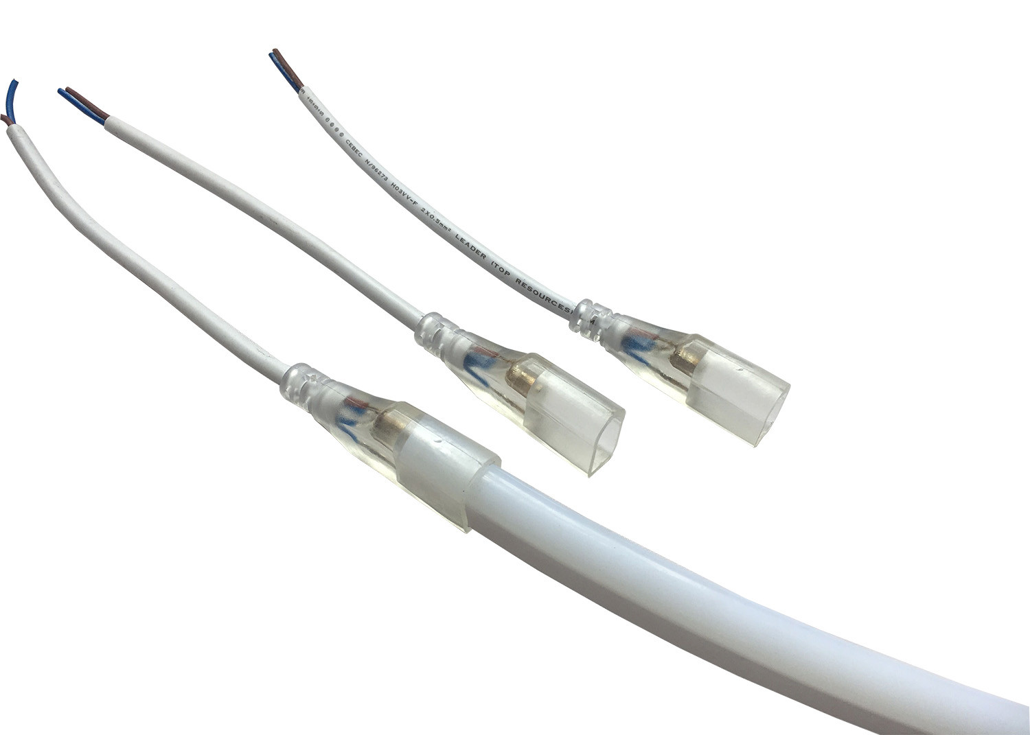 Durable Neon Light Accessories Neon Flex Mini Power Cord For Single ...