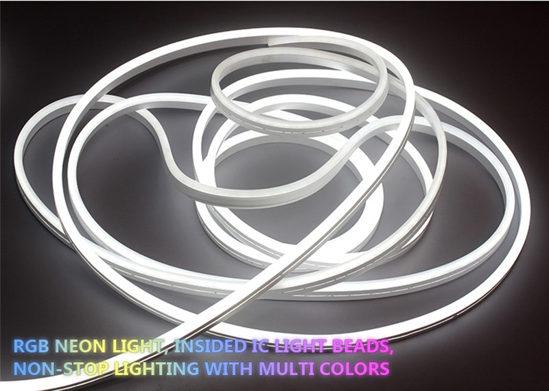 Flexible Led Neon Rope Lights For Derection 12V With Single Color Light