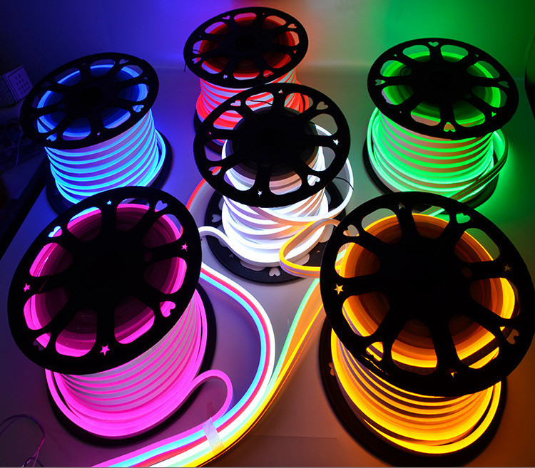 Silicone LED Neon Rope Light -12 Volt Dot-Free Light‎ LED Silicone Neon ...
