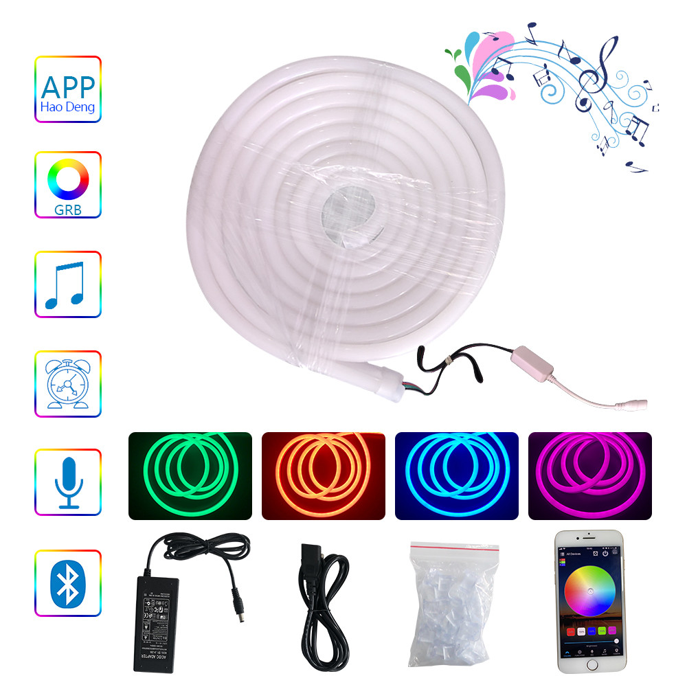 Color Changing Waterproof Led Tape Lights 10ft Wireless Smart Phone App ...