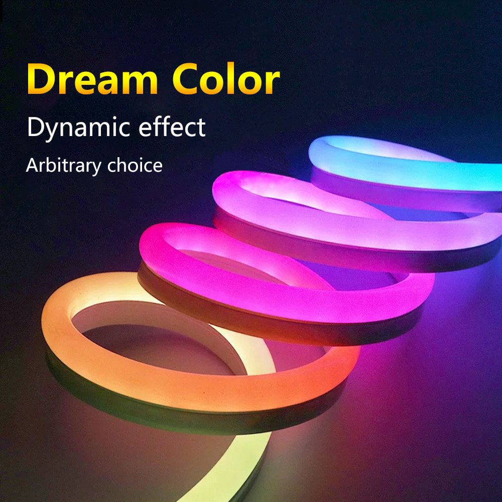 12*20mm dream Color LED Neon Flex Strip Programmable LED Neon Lights