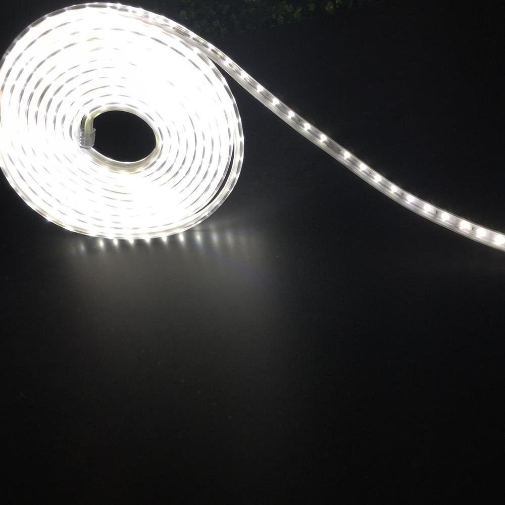 Waterproof Flexible Led Rope Light , 120V LED Tape Light SMD 2835 16.4 ...
