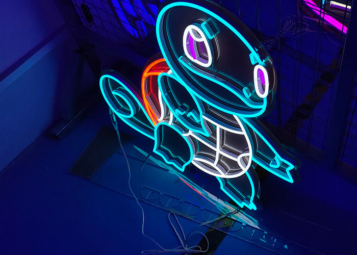 14 Color Vasten Tortoise Custom Neon Signs AC240V