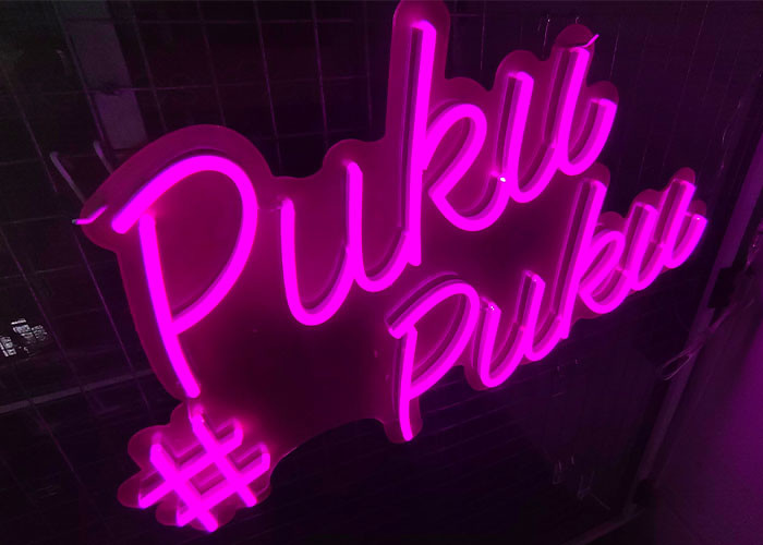 Vasten Pink Color English Word LED Neon Sign AC240V Led Neon Flex Tube