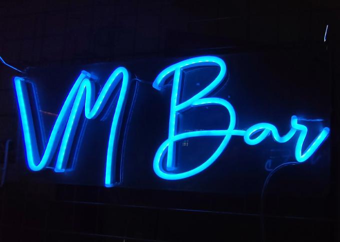 Blue Color 150cm Acrylic Led Neon Name Signs EU Plug